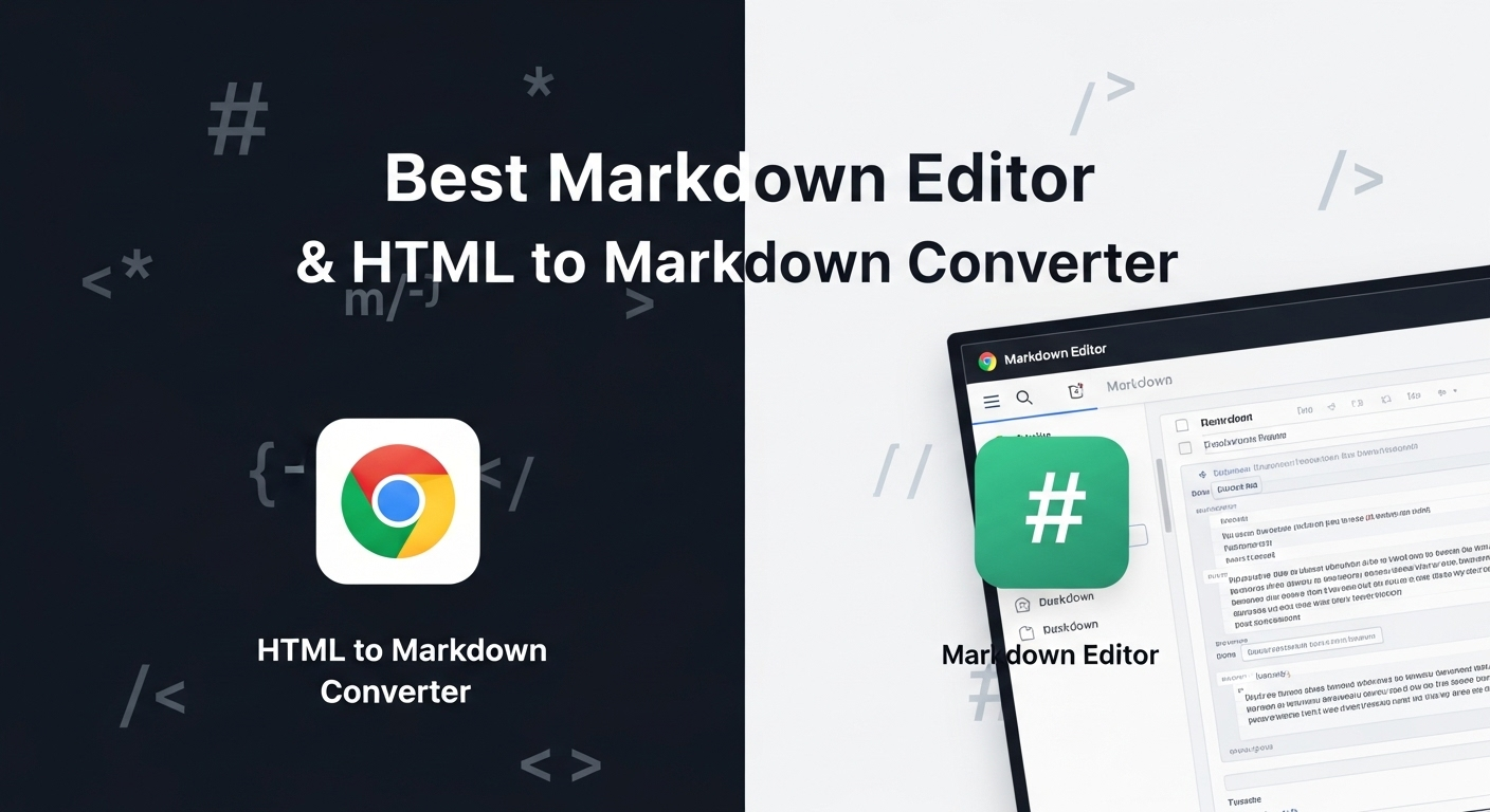 Best Markdown Editor & HTML to Markdown Converter